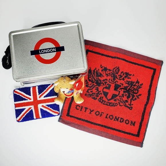 Other | London England Uk Tube Flag Lunch Box Purse Bear Towel Tourist ...